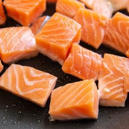 Salmon Mt Cook Chunks Per 1kg/Frozen | Solander Gourmet Seafood Online, NZ