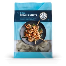 Prawn Cutlets White Tiger Raw 26/30 1kg Pack/Frozen | Solander Gourmet ...